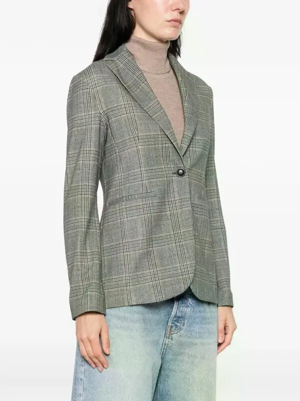 CIRCOLO 1901 Check-print Blazer