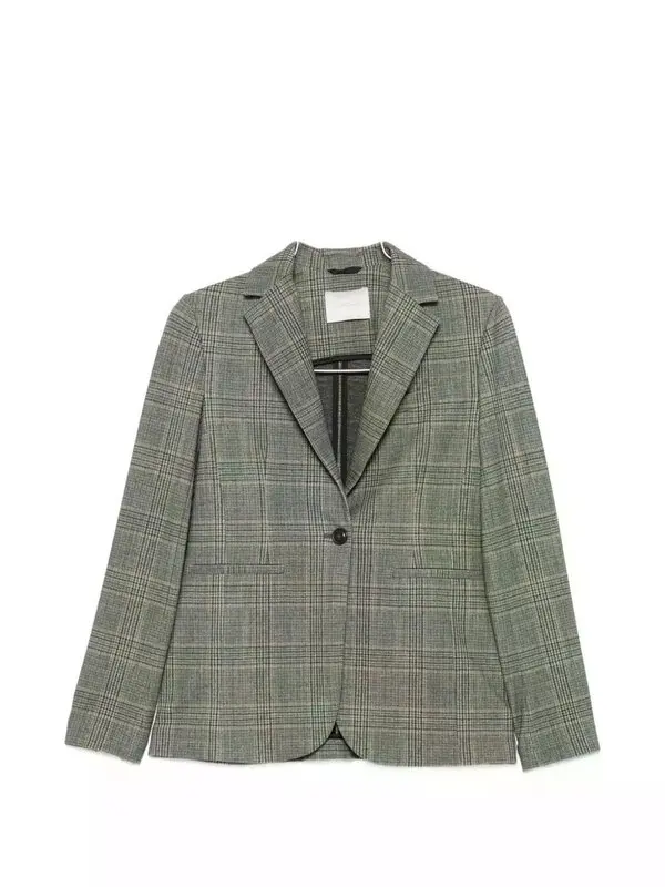 CIRCOLO 1901 Check-print Blazer - Grey