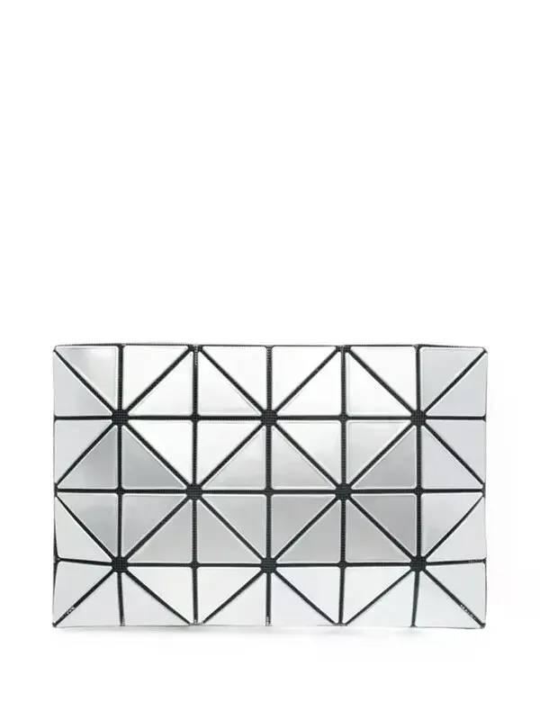 Issey Miyake Lucent Geometric-panel Bag - Silver