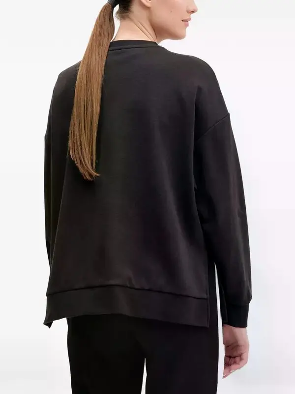PUMA Logo-embroidered Drop-shoulder Sweater