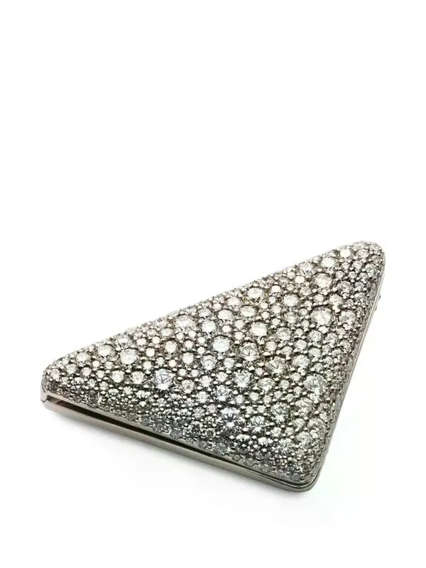 Prada Eternal Gold Diamonds Brooch - Silver