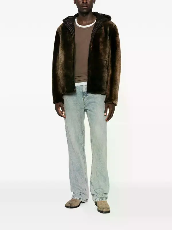 SALVATORE SANTORO Hooded Zip-up Jacket