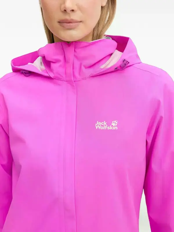 JACK WOLFSKIN Trailtime Hooded Rain Jacket