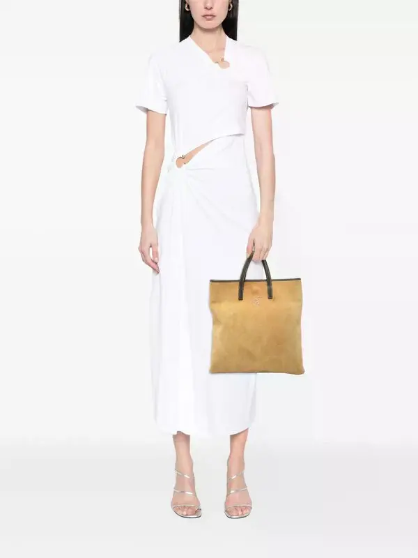 Loewe 2010-2026 Suede Anagram Tote Bag