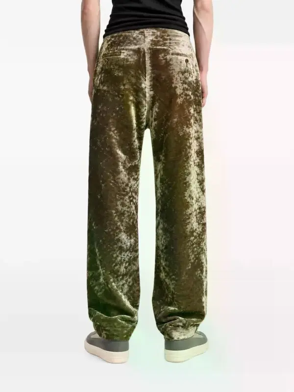 UMA WANG Perch Velvet Drawstring Trousers