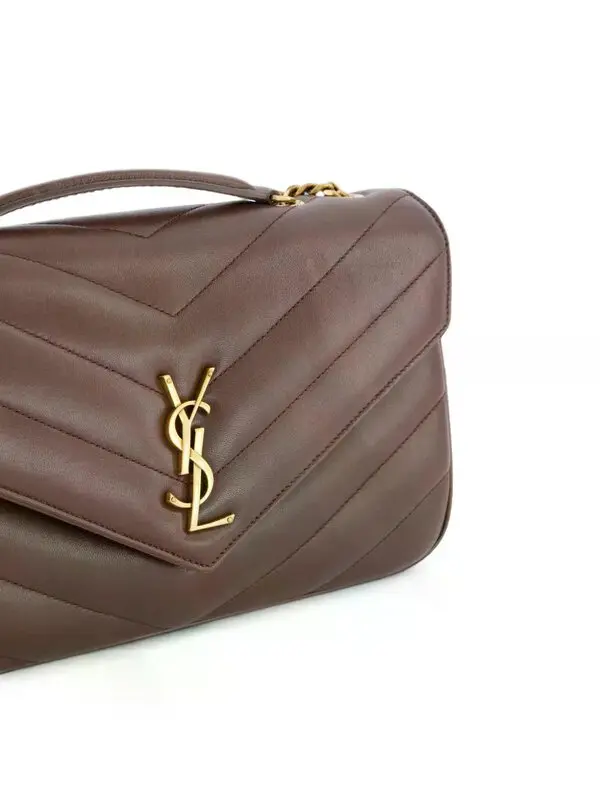 Saint Laurent Loulou Chevron-quilted Leather Shoulder Bag