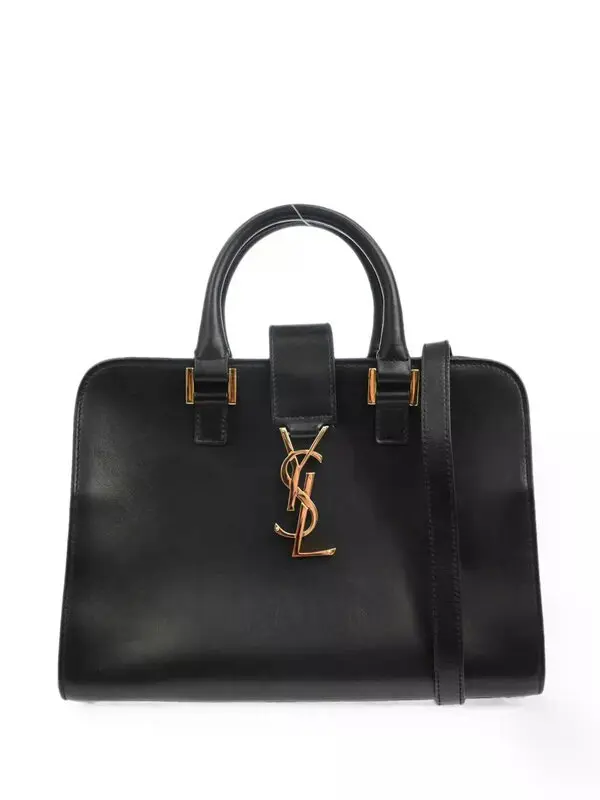 Saint Laurent 1990-2000s Baby Cabas Tote Bag - Black