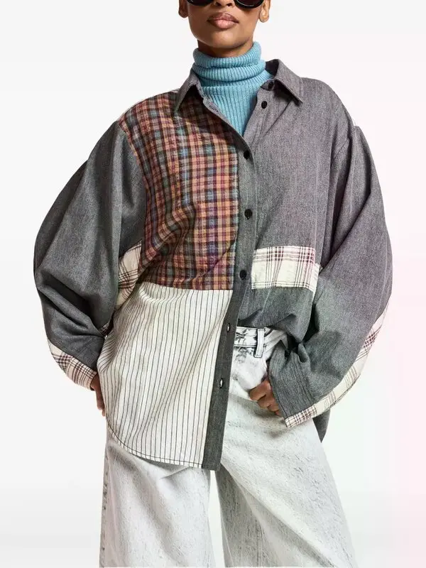 Essentiel Antwerp Kingsley Patchwork Shirt