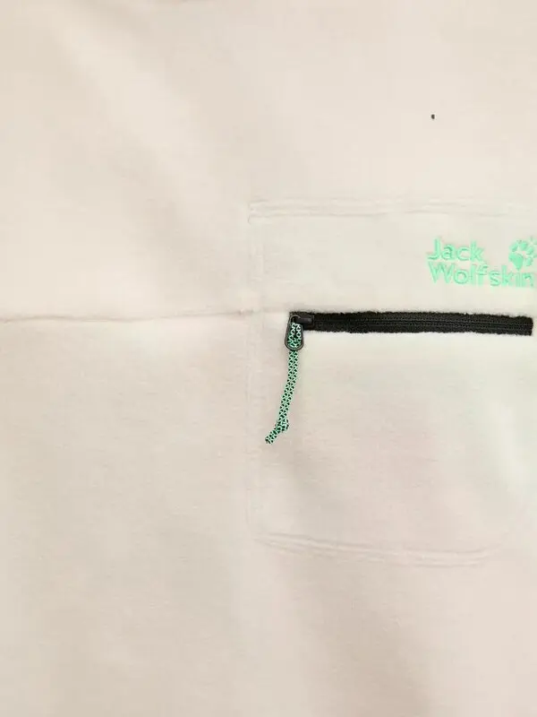 JACK WOLFSKIN Fleece-texture Zip-pocket Sweatshirt
