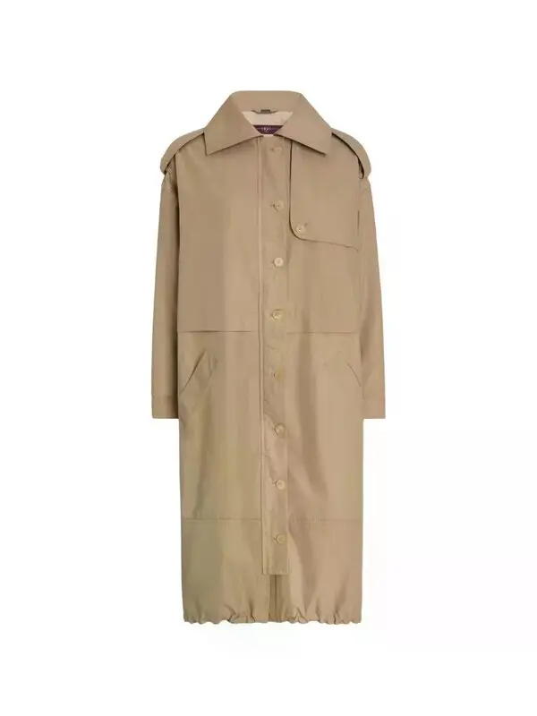 High Glisten Button-up Parka