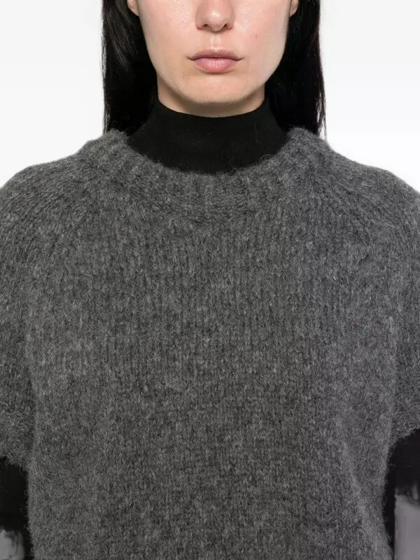 SUSANNE BOMMER Raglan-sleeve Knitted Sweater