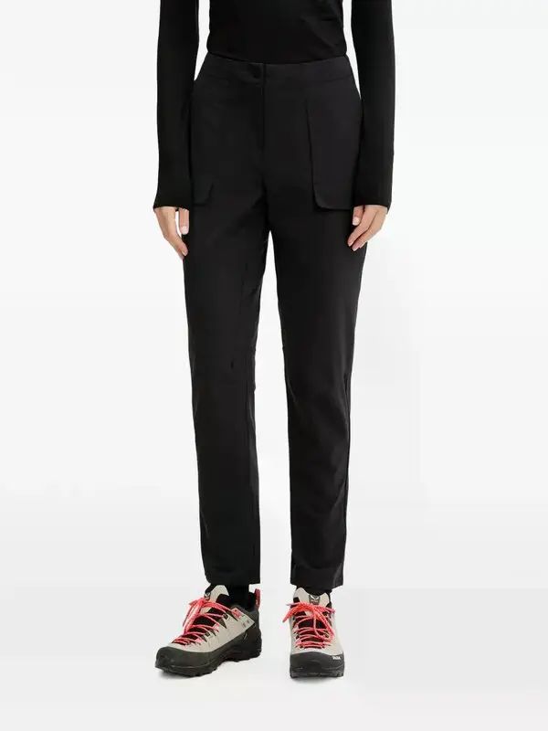 JACK WOLFSKIN Logo-print Hiking Pants - Black