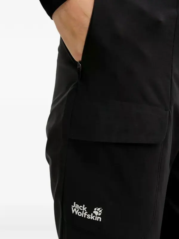 JACK WOLFSKIN Logo-print Hiking Pants