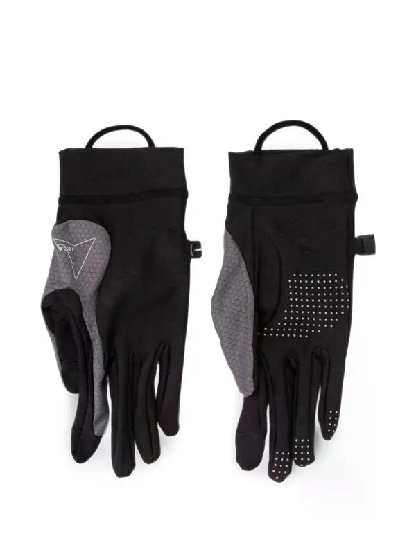 ROA Textured-panel Gloves - Black