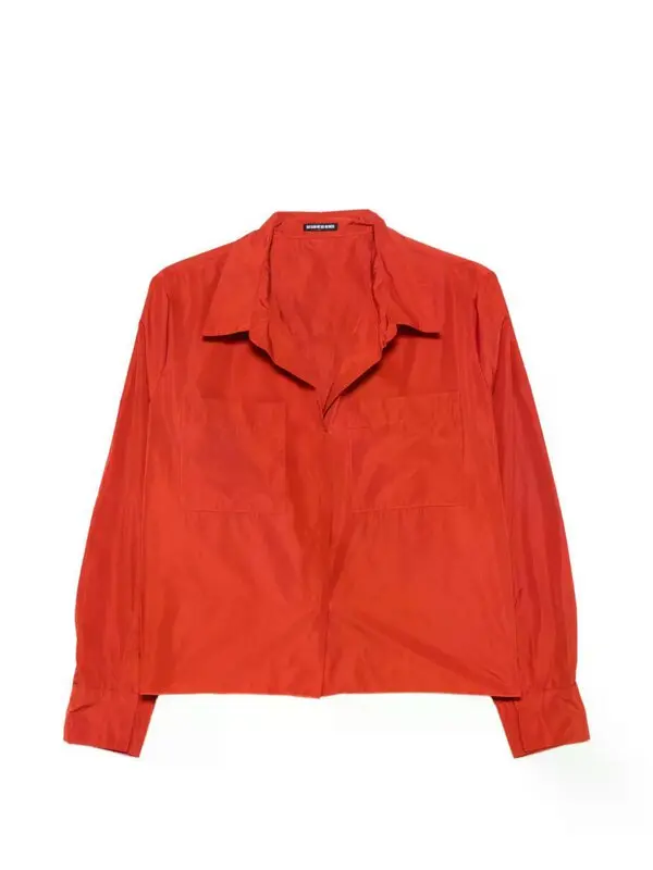 SUSANNE BOMMER Patch-pocket Shirt - Red