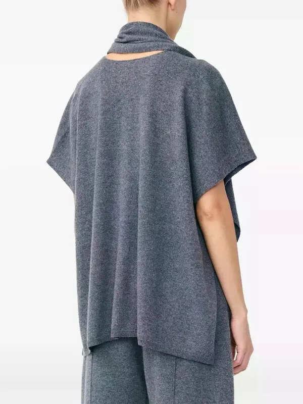 LISA YANG Asymmetrical Wrap-detail Cape