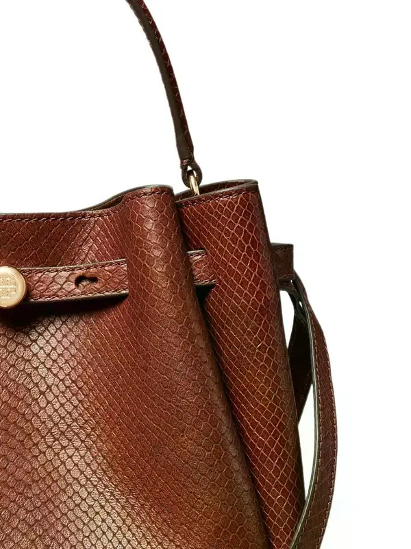 Tory Burch Romy Snake-embossed Bucket Bag