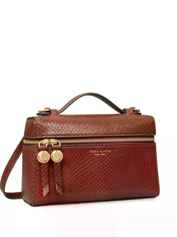 Tory Burch Romy Snake-embossed Shoulder Bag