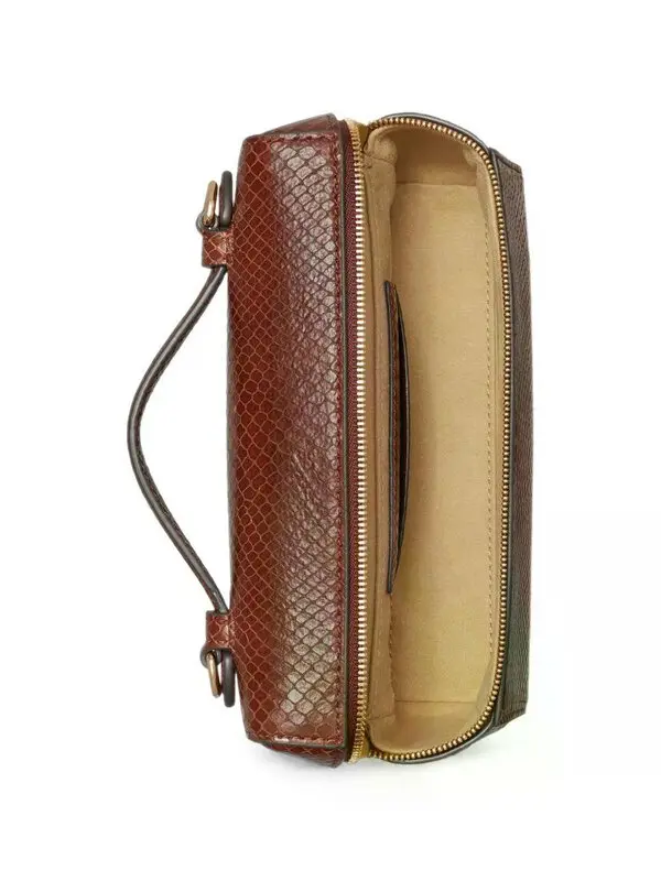 Tory Burch Romy Snake-embossed Shoulder Bag
