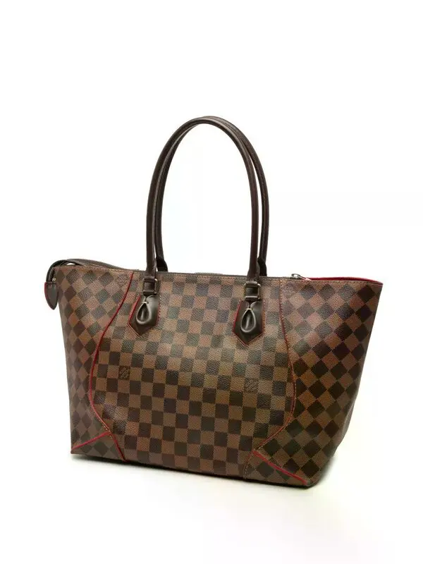LOUIS VUITTON 2015 Damier Ebene Caissa Mm Tote Bag