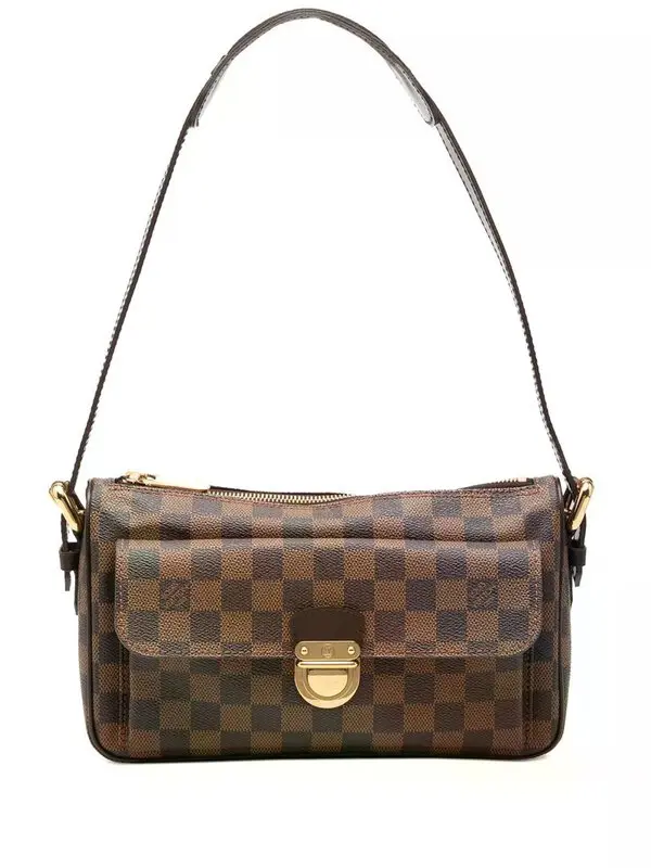 LOUIS VUITTON 2010 Damier Ebene Ravello Gm Satchel - Brown