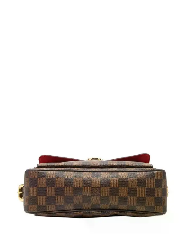 LOUIS VUITTON 2010 Damier Ebene Ravello Gm Satchel - Brown