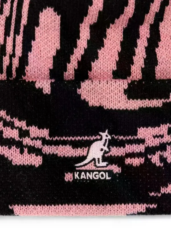 KANGOL Abstract-print Beanie Hat