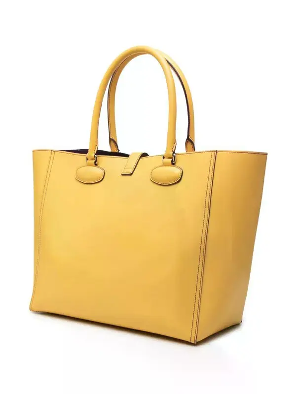 Loewe 2013 Leather Leo Tote Bag - Yellow