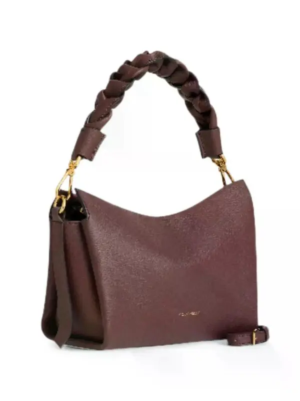 COCCINELLE Small Boheme Braided-handle Leather Tote Bag - Brown