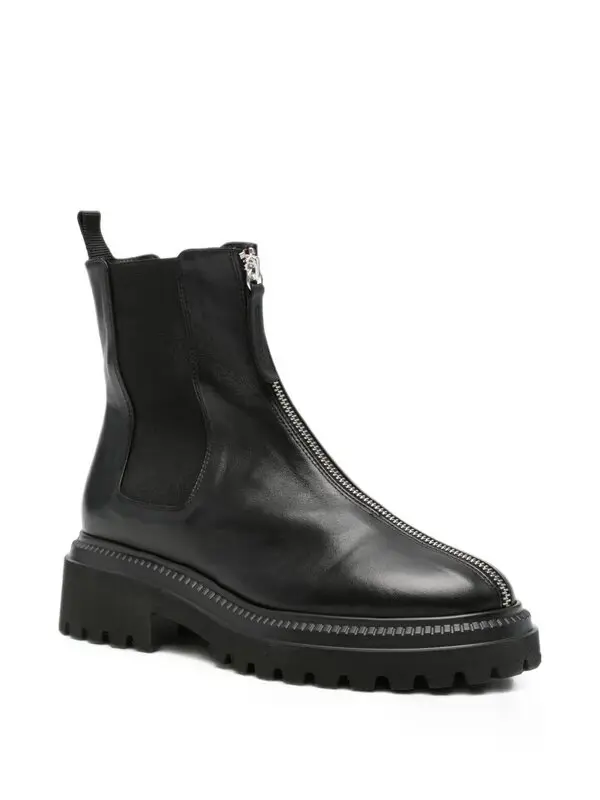 HALMANERA Rue28 Front-zip Ankle Boots