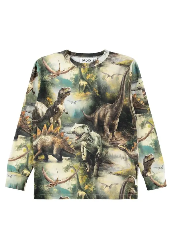 MOLO T-shirt Long Sleeves "rill - Green