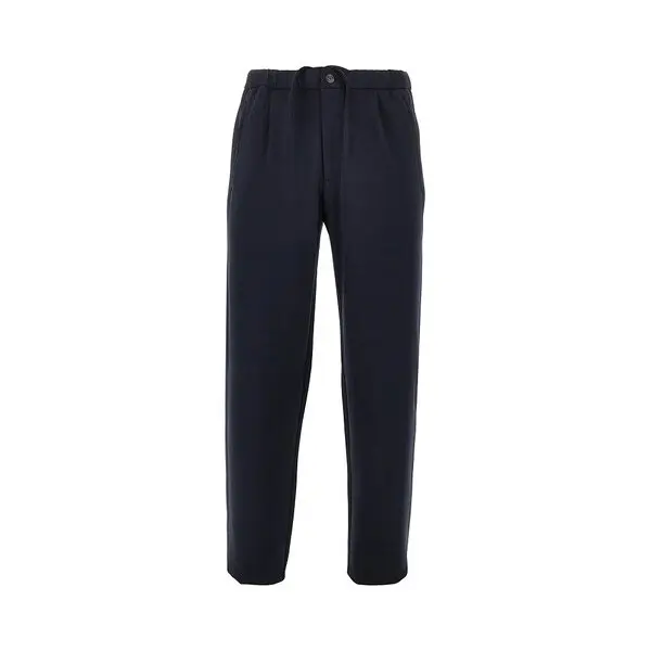 Emporio Armani Jersey Trousers With Elasticated Waist
