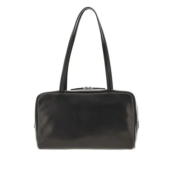 THE ROW Astra Bowling' Nappa Leather Bag - Black