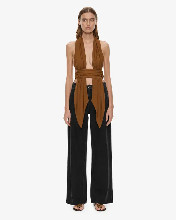 Christopher Esber Relaxed Denim Quartz Jean - Black