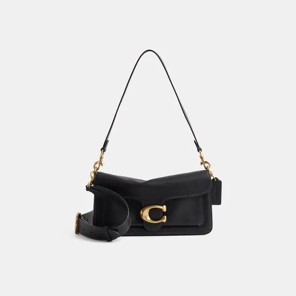 COACH Restored Tabby Shoulder Bag 26 - Brass/black