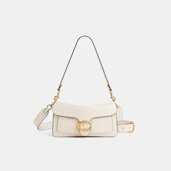 COACH Restored Tabby Shoulder Bag 26 - Brass/chalk