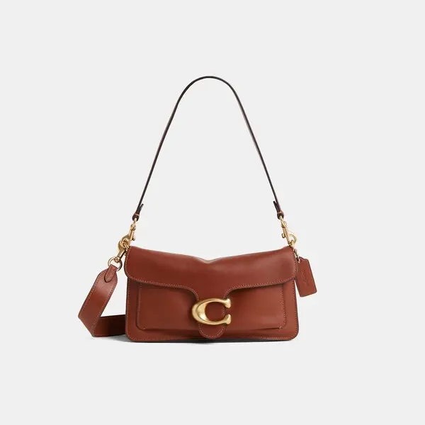 COACH Restored Tabby Shoulder Bag 26 - Brass/pecan