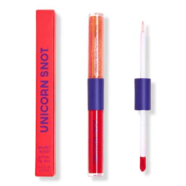 UNICORN SNOT Quiet Riot Glitter Lip Duo