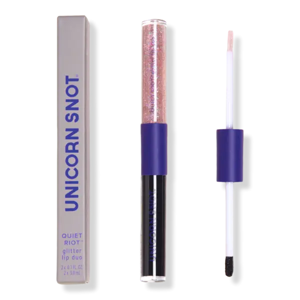 UNICORN SNOT Quiet Riot Glitter Lip Duo
