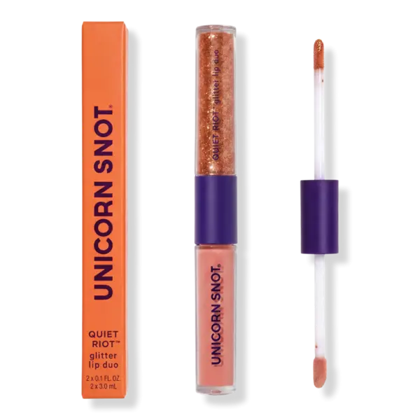 UNICORN SNOT Quiet Riot Glitter Lip Duo
