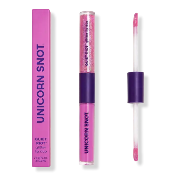 UNICORN SNOT Quiet Riot Glitter Lip Duo