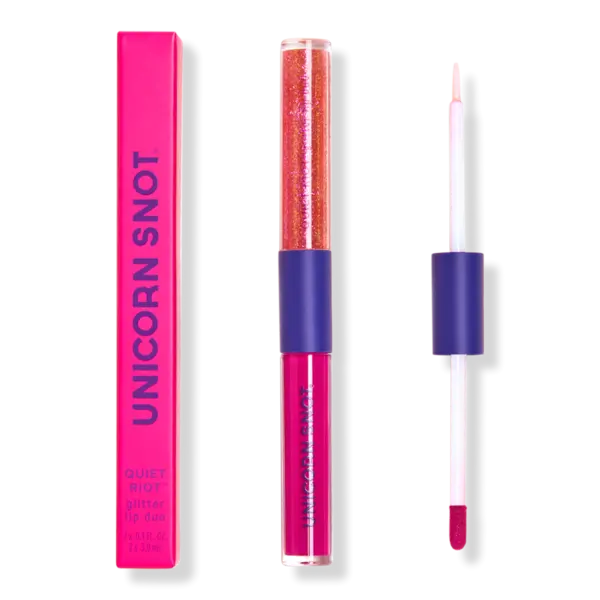 UNICORN SNOT Quiet Riot Glitter Lip Duo