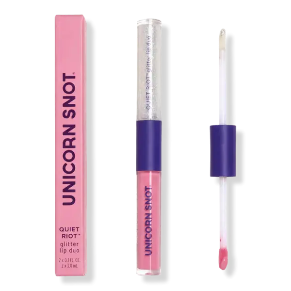 UNICORN SNOT Quiet Riot Glitter Lip Duo