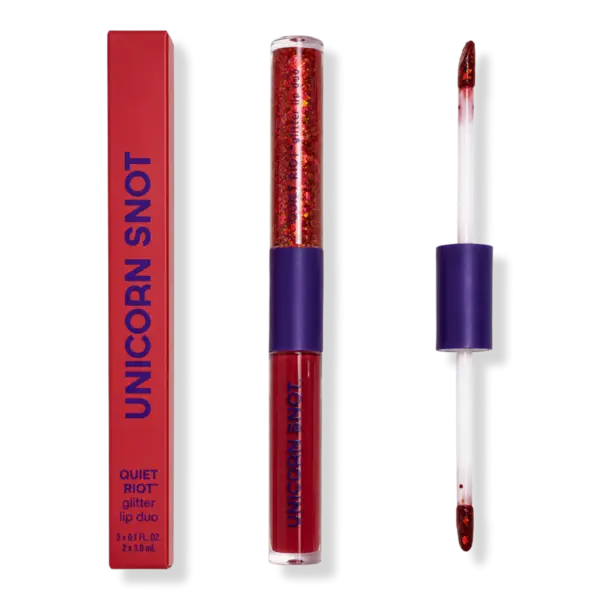 UNICORN SNOT Quiet Riot Glitter Lip Duo