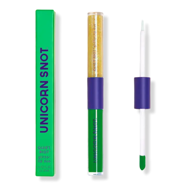 UNICORN SNOT Quiet Riot Glitter Lip Duo