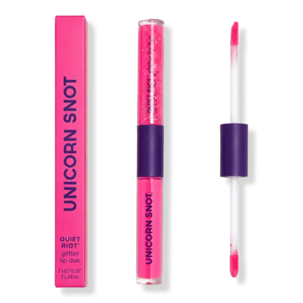 UNICORN SNOT Quiet Riot Glitter Lip Duo