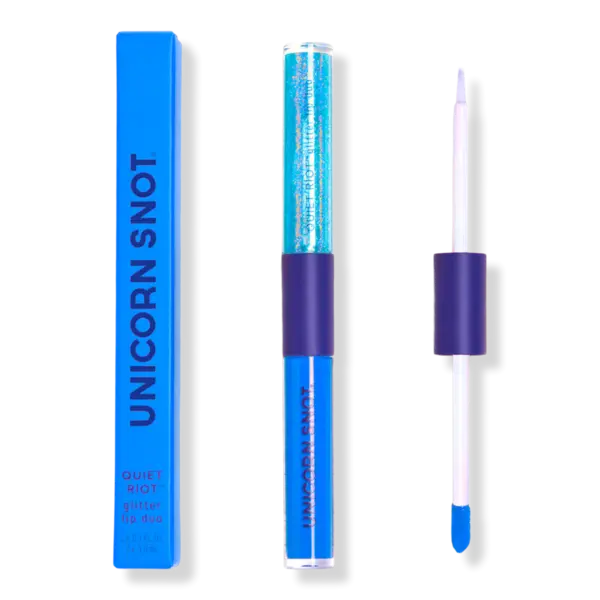 UNICORN SNOT Quiet Riot Glitter Lip Duo