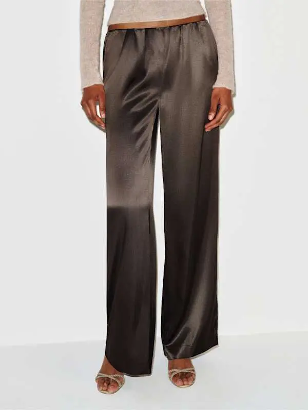 REFORMATION Stacey Satin Short Pant Pearl