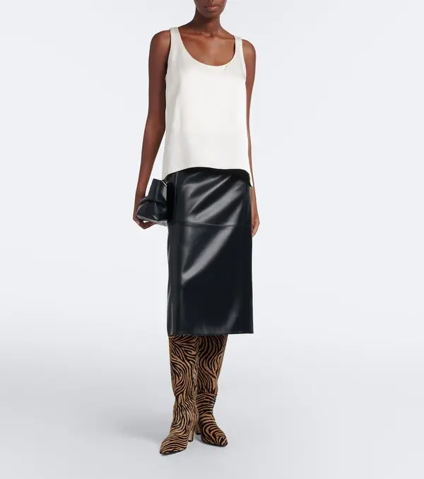 AeydĒ Silva Zebra-print Calf Hair Knee-high Boots