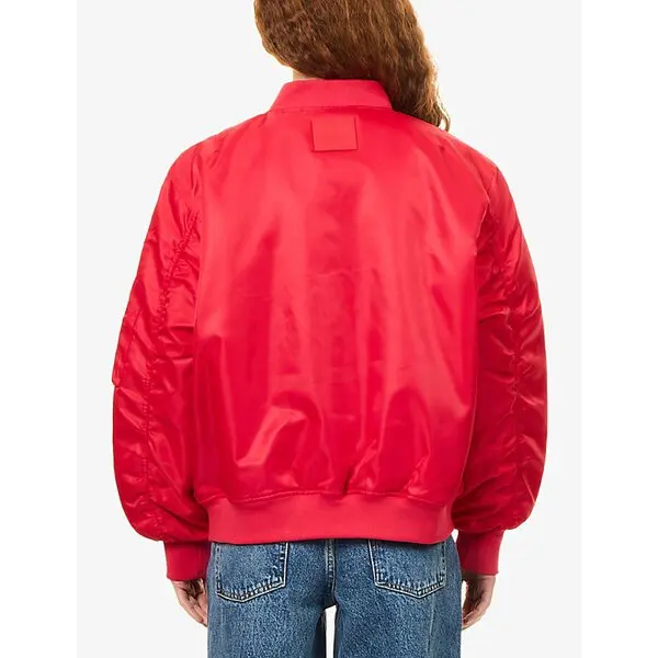 ANINE BING Leon Woven Bomber Jacket